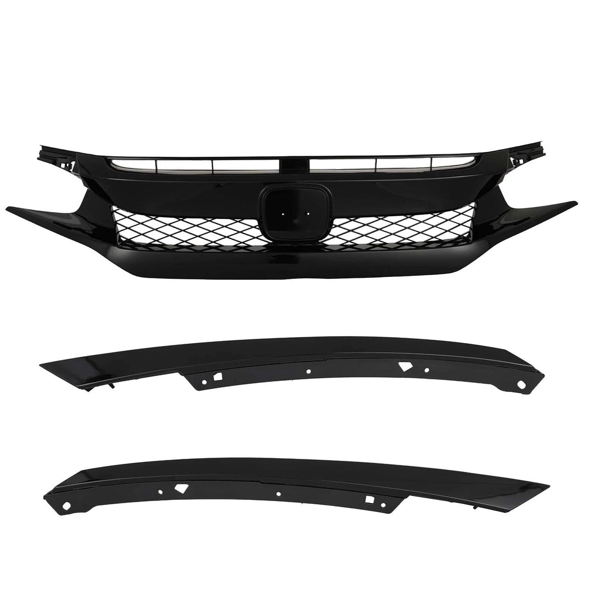 Type R Style Front Bumper V2 for 2016-2021 Honda Civic ...