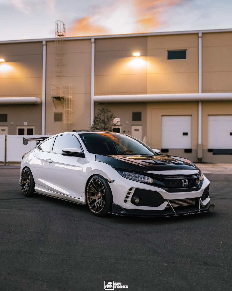 Type R Style Front Bumper V1 for 2016-2021 Honda Civic ...