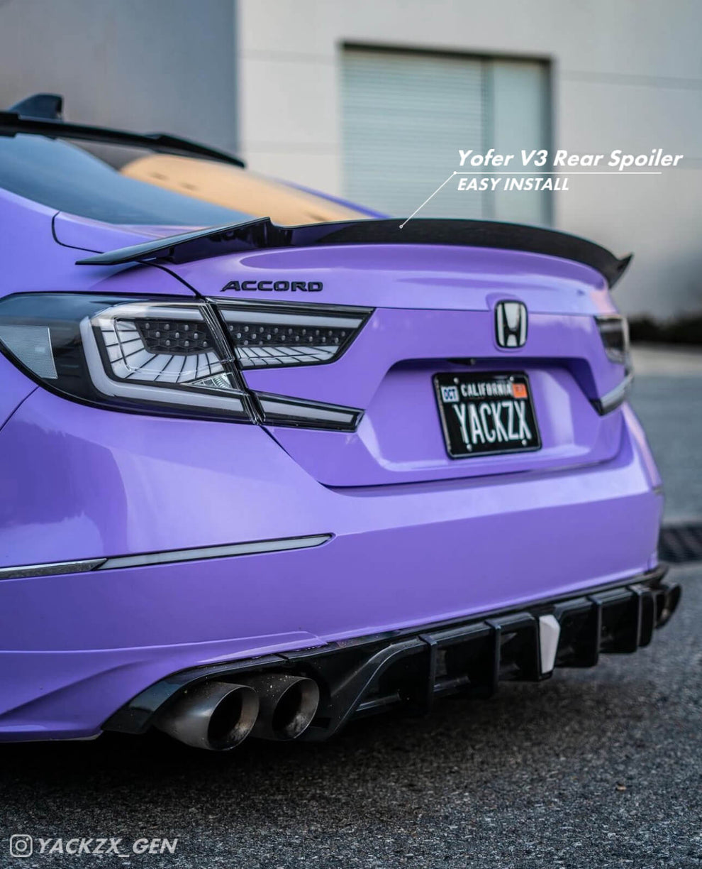 YOFER v3 Rear Spoiler [for 2018-2022 Honda Accord] – ultimatemotorsports