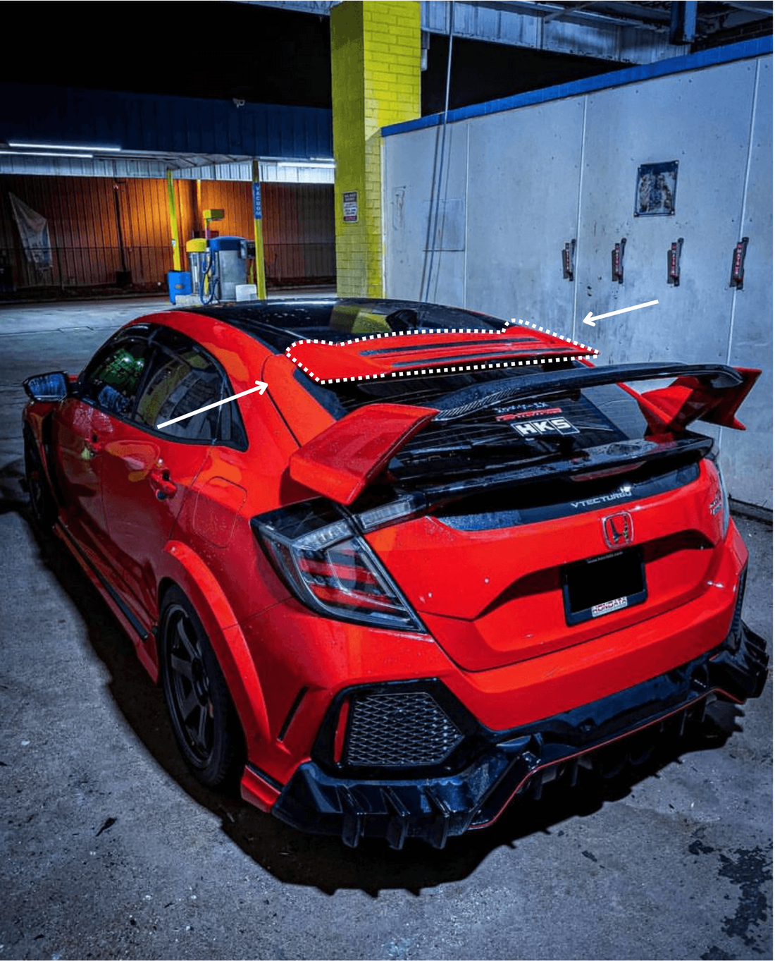 UMS Roof spoiler extension – ultimatemotorsports