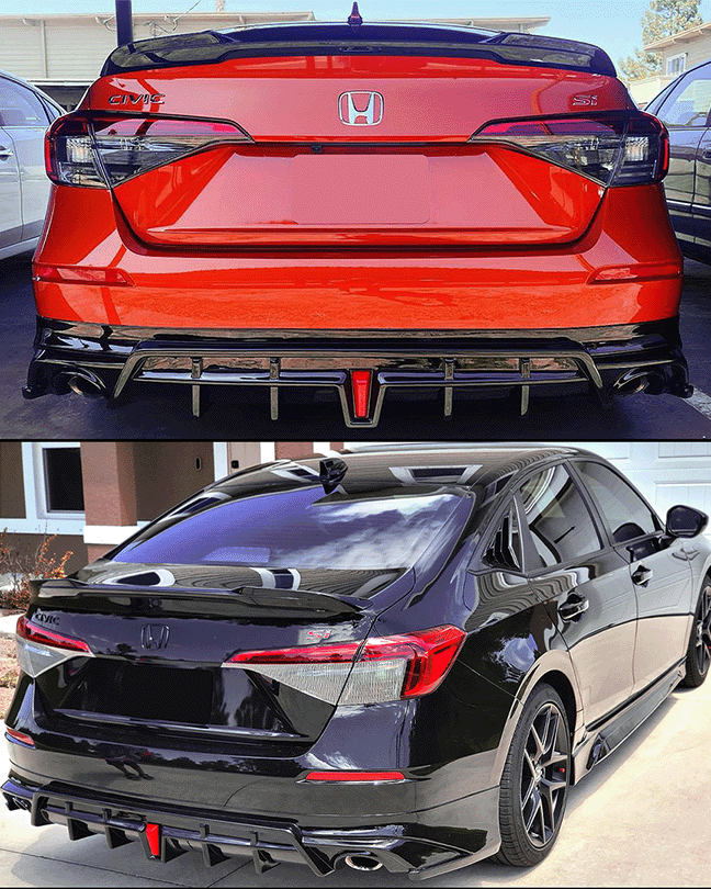 "YOF" Rear Diffuser Honda for 2022+ Honda Civic – ultimatemotorsports